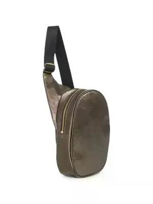 JACK GOMME Kangourou Shoulder Bag - Brown