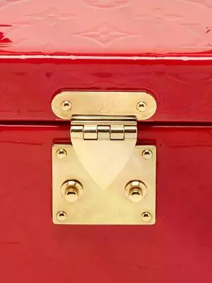 LOUIS VUITTON 2018 Vernis Bleecker Box Tote Bag - Red