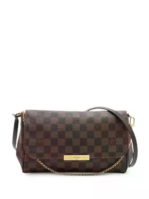 LOUIS VUITTON 2019 Mm Favorite Damier Ebene Shoulder Bag - Brown