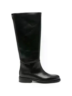Liviana Conti Leather Knee-high Boots - Black