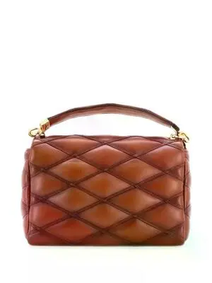 LOUIS VUITTON Go-14 Top Handle Nm Handbag Malletage Leather Mm Crossbody Bag - Brown