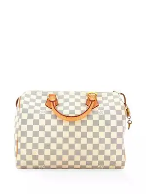LOUIS VUITTON Speedy Handbag Damier 30 Satchel