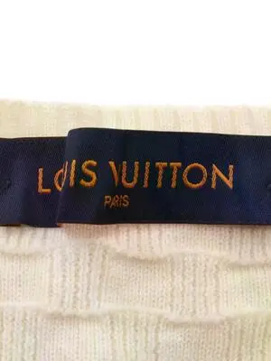 LOUIS VUITTON 2010s Damier Knit Sweater