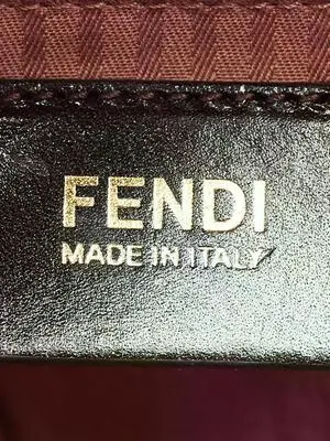 Fendi 2013 Medium 2jours Leather Tote Bag