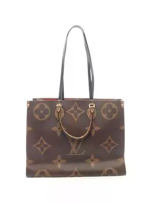 LOUIS VUITTON Gm On-the-go Monogram Giant Reverse Tote Bag