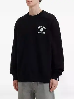 FINGERCROXX Logo-print Cotton Sweater