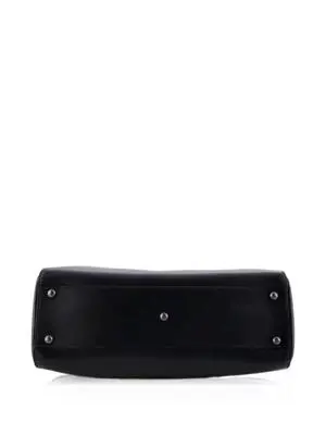 Fendi Peekaboo Bag Rigid Leather Regular Satchel