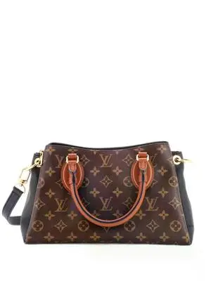 LOUIS VUITTON Vendome Tote Monogram Canvas With Leather Bb Shoulder Bag - Black