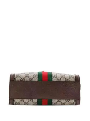 Gucci Ophidia Top Handle Gg Coated Canvas Small Tote Bag