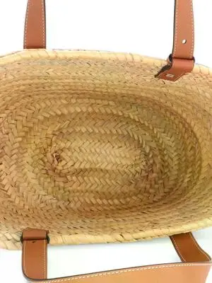 Loewe Basket Raffia Medium Tote Bag - Neutrals
