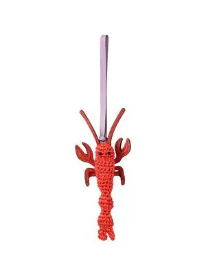 Mulberry Lobster Bag Charm - Red