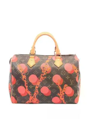 LOUIS VUITTON 2015 30 Monogram Ramage Speedy Travel Bag