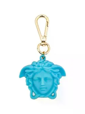 Versace Medusa Rubber Bag Charm - Blue