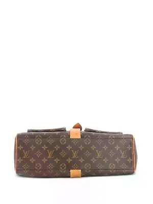 LOUIS VUITTON Manhattan Handbag Monogram Canvas Gm Satchel