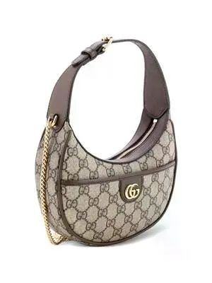 Gucci Ophidia Hobo Gg Coated Canvas Super Mini Shoulder Bag