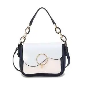 MKF COLLECTION BY MIA K. Blue / White Fantasia Shouder Bag Navy Light Blue - Blue/white