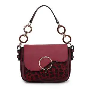 MKF COLLECTION BY MIA K. Serena Crossbody Bag Burgundy - Red