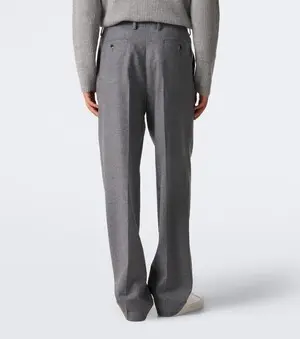 Gabriela Hearst Arthur Wool And Cashmere Straight Pants