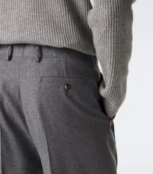 Gabriela Hearst Arthur Wool And Cashmere Straight Pants