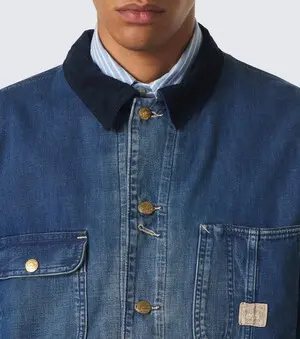 Polo Ralph Lauren Corduroy-trimmed Denim Jacket