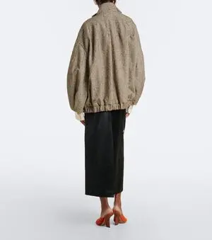 Dries Van Noten Embroidered Cotton And Silk Midi Skirt