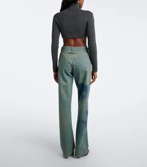 JEAN PAUL GAULTIER Printed Straight Jeans
