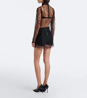 Dolce & Gabbana Floral Lace Minidress