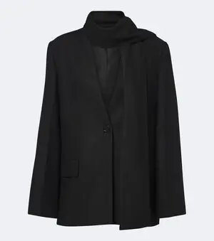 TOTEME Tie-neck Blazer - Black