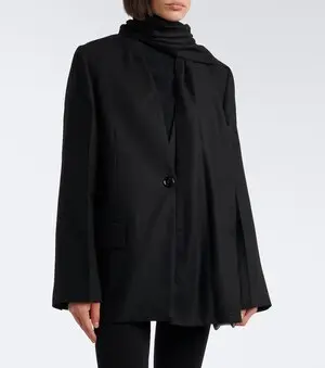 TOTEME Tie-neck Blazer - Black