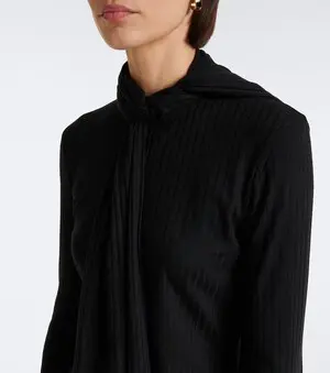 TOTEME Tie-neck Jersey Cardigan