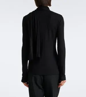 TOTEME Tie-neck Jersey Cardigan