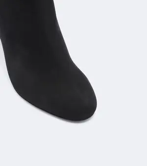 FERRAGAMO Leather And Suede Knee-high Boots