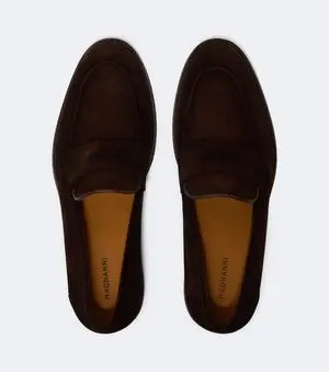 Magnanni Cervan Penny Suede Penny Loafers