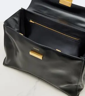 Balenciaga Hg Avenue Large Leather Top-handle Bag