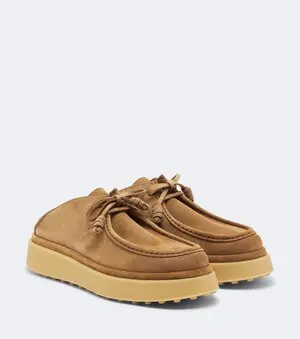 TOD'S Gommino® Suede Platform Mules