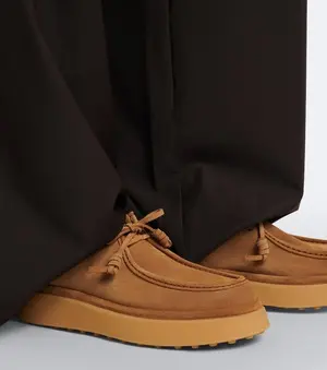 TOD'S Gommino® Suede Platform Mules
