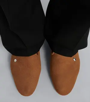 TOTEME Shearling-lined Suede Loafers
