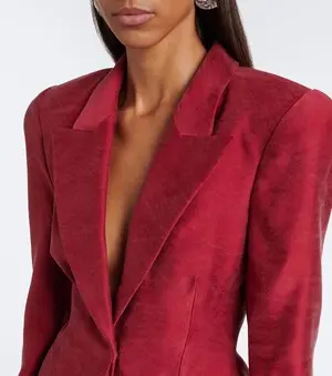 Magda Butrym Silk Blazer Dress