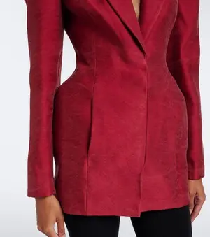 Magda Butrym Silk Blazer Dress