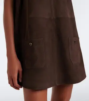FRAME Suede Minidress
