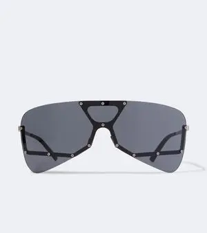 Rick Owens Tower Shield Sunglasses - Silver