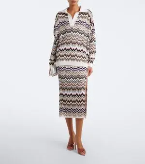 Missoni Zigzag Midi Skirt