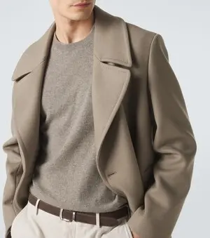 Agnona Double-breasted Cashmere Coat