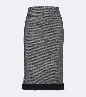 Nina Ricci Wool-blend Tweed Pencil Skirt