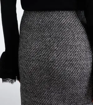 Nina Ricci Wool-blend Tweed Pencil Skirt