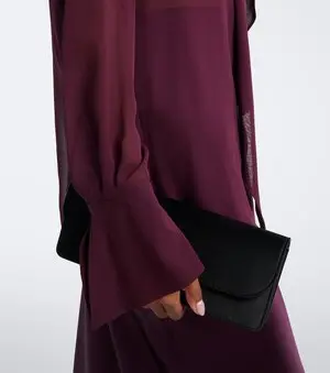 Nina Ricci Silk Chiffon Blouse - Purple