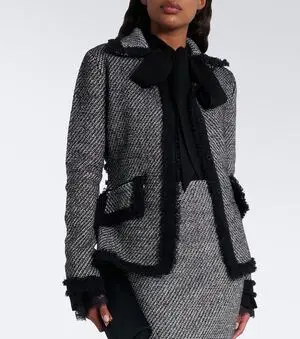 Nina Ricci Wool-blend Tweed Jacket
