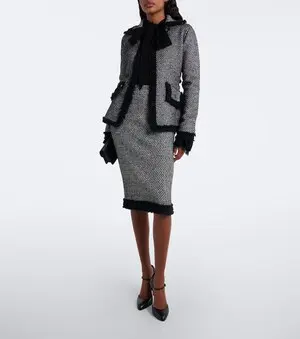 Nina Ricci Wool-blend Tweed Jacket
