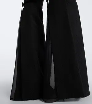 Nina Ricci Wool-blend Flared Pants