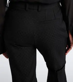 Nina Ricci Wool-blend Flared Pants